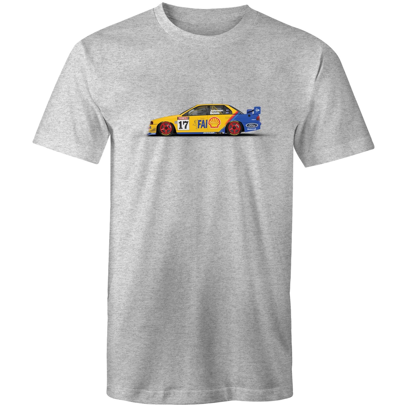 1994 Bathurst 1000 Winning Falcon XE Tee (Side View) – Dick Johnson - Formula Johnson